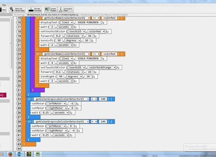 VEX IQ - Color sensor in two different mode - RobotC graphical ...