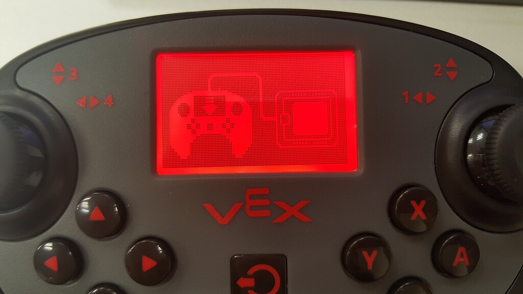V5 Controller shows red screen and computer/brain icon - VEX V5 ...