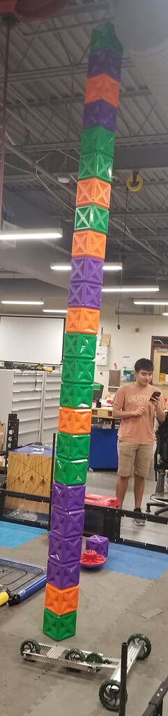 Highest stack so far? - VRC > Tower Takeover (19/20) - VEX Forum