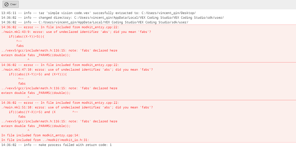 Some problems about vision sensor programming - VEX V5 General Discussion - VEX Forum