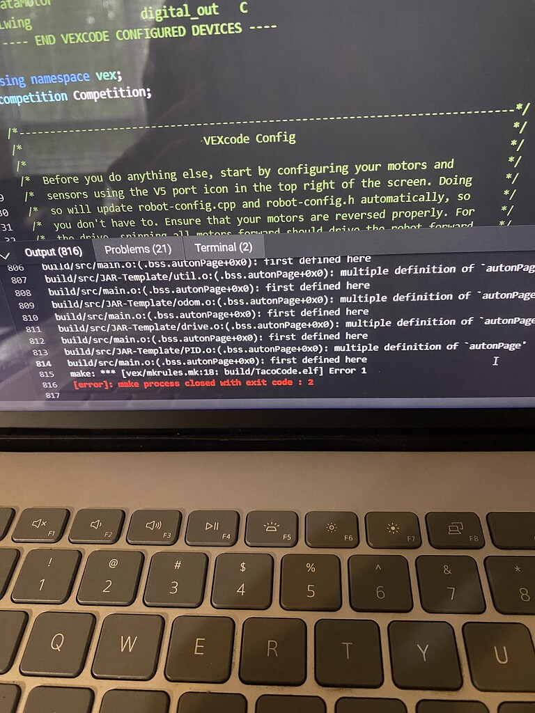 Vexcode pro weirdness - Programming Support - VEX Forum
