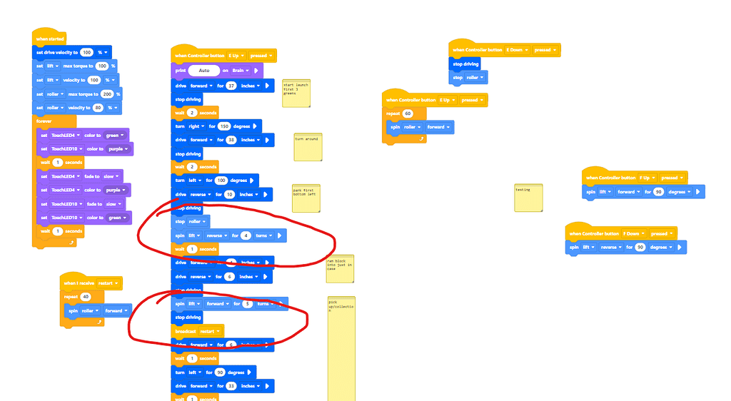 Automation Code not continuing - VEXcode IQ Technical Support - VEX Forum
