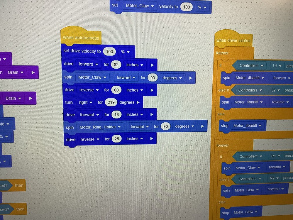Autonomous Motor Not Working - Programming Support - VEX Forum