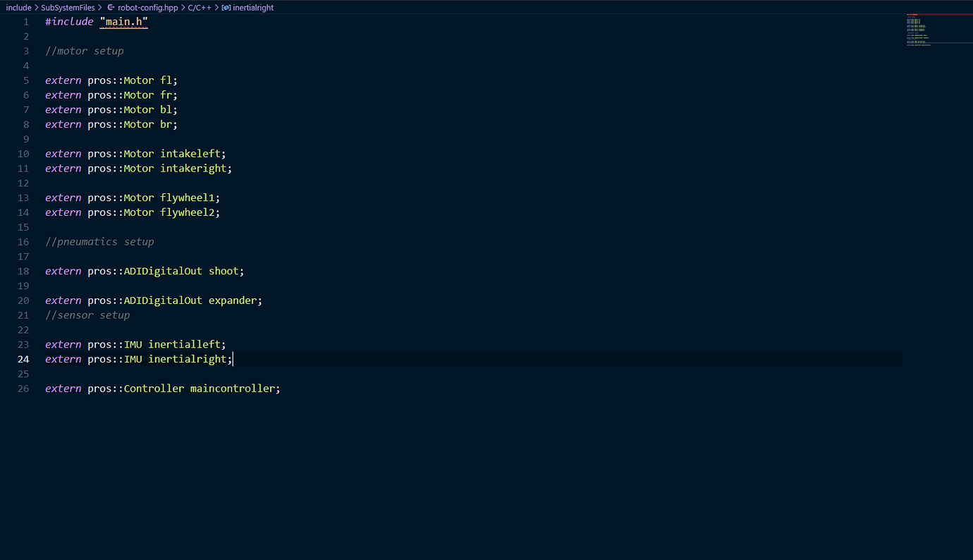 In included file: main file cannot be included recursively when building a preamble - PROS ...