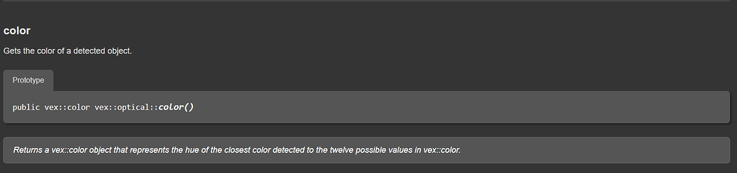 Optical sensor help - VEXcode Pro V5 Text Tech Support - VEX Forum