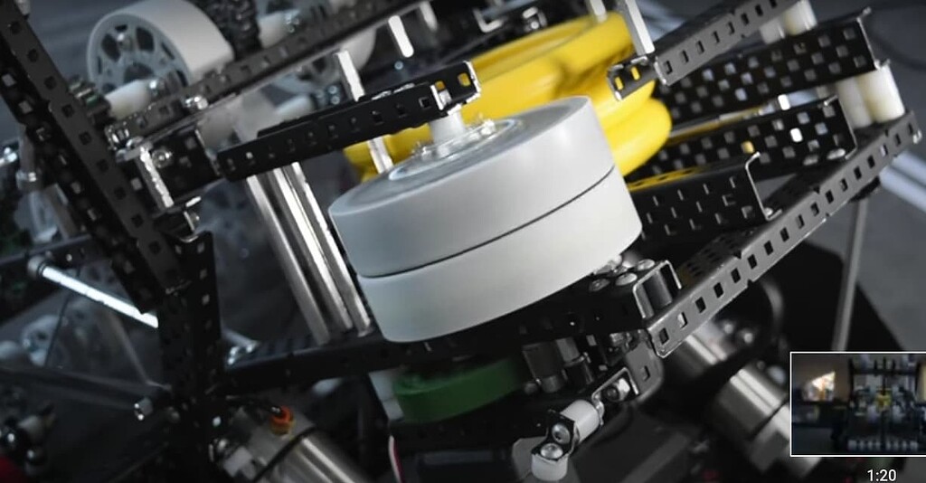 What advantage does stacking two wheels together for flywheels have ...