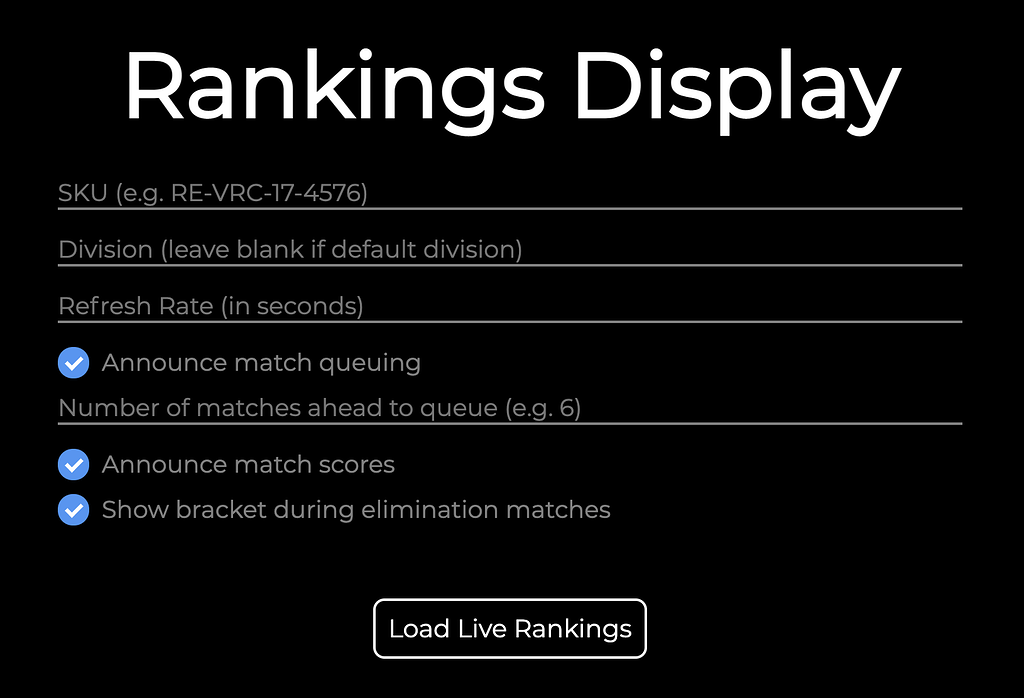 [Beta] Clean & Functional Pit/Rankings/Elimination Display for VRC ...