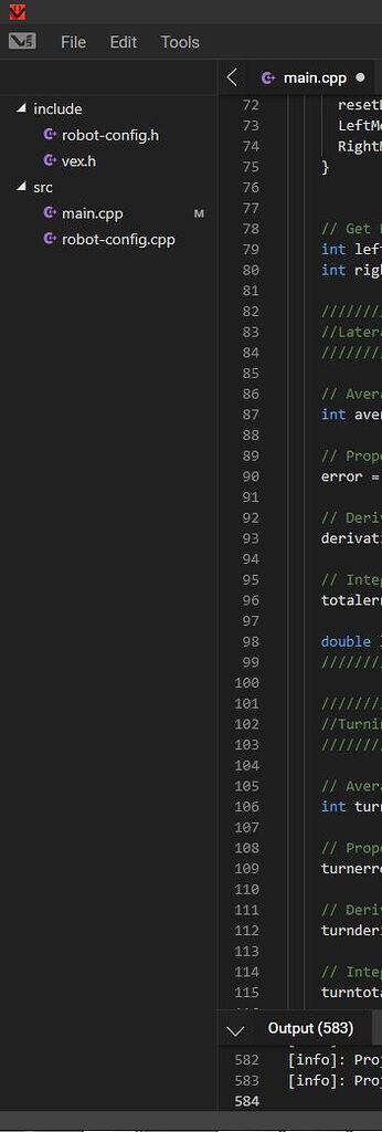 Organizing Code Text - VEX V5 General Discussion - VEX Forum