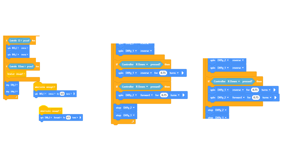 Spinning two motors at once - VEXcode IQ Technical Support - VEX Forum