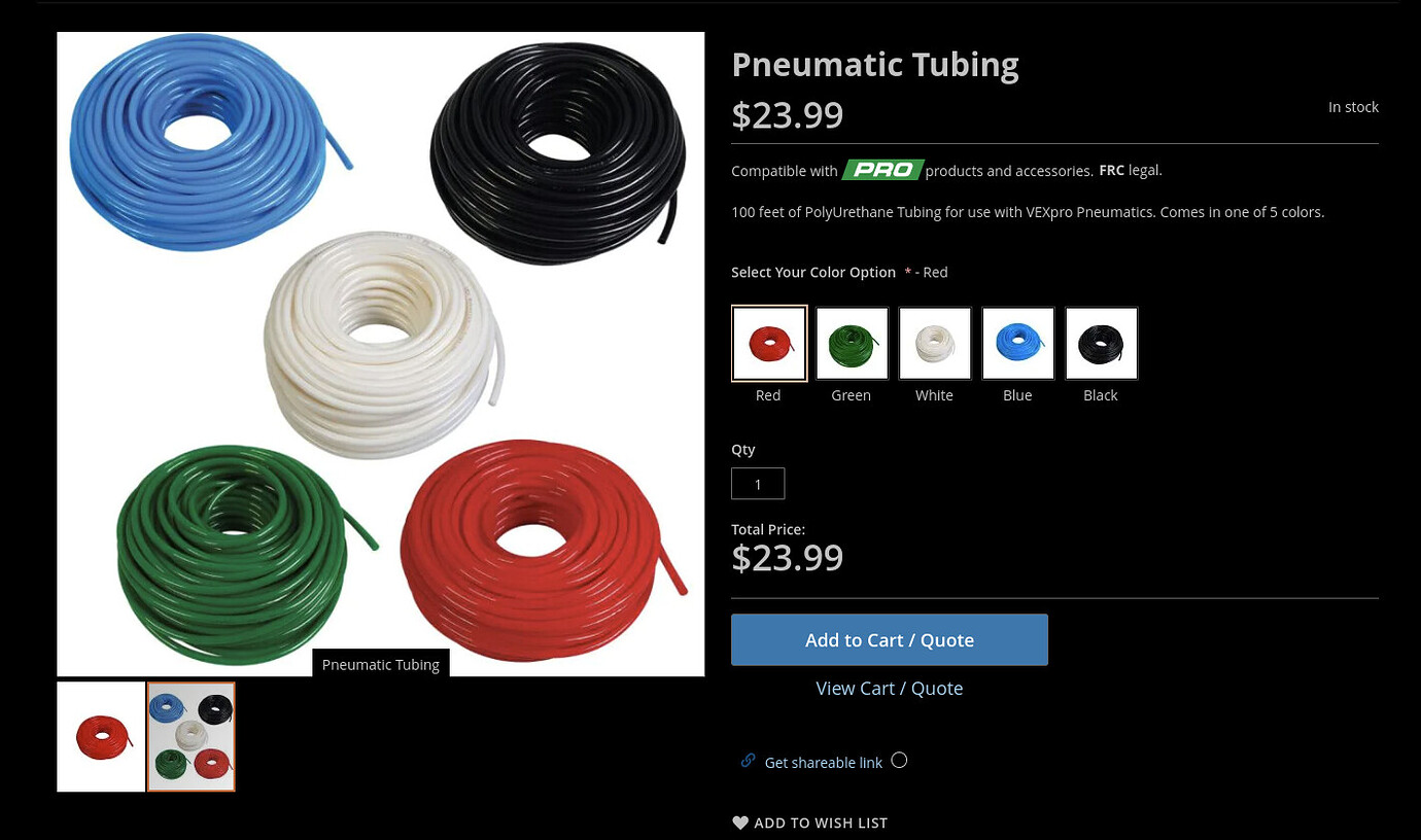 Vex Iq Pneumatic Tubing - VEX IQ Product Discussion - VEX Forum