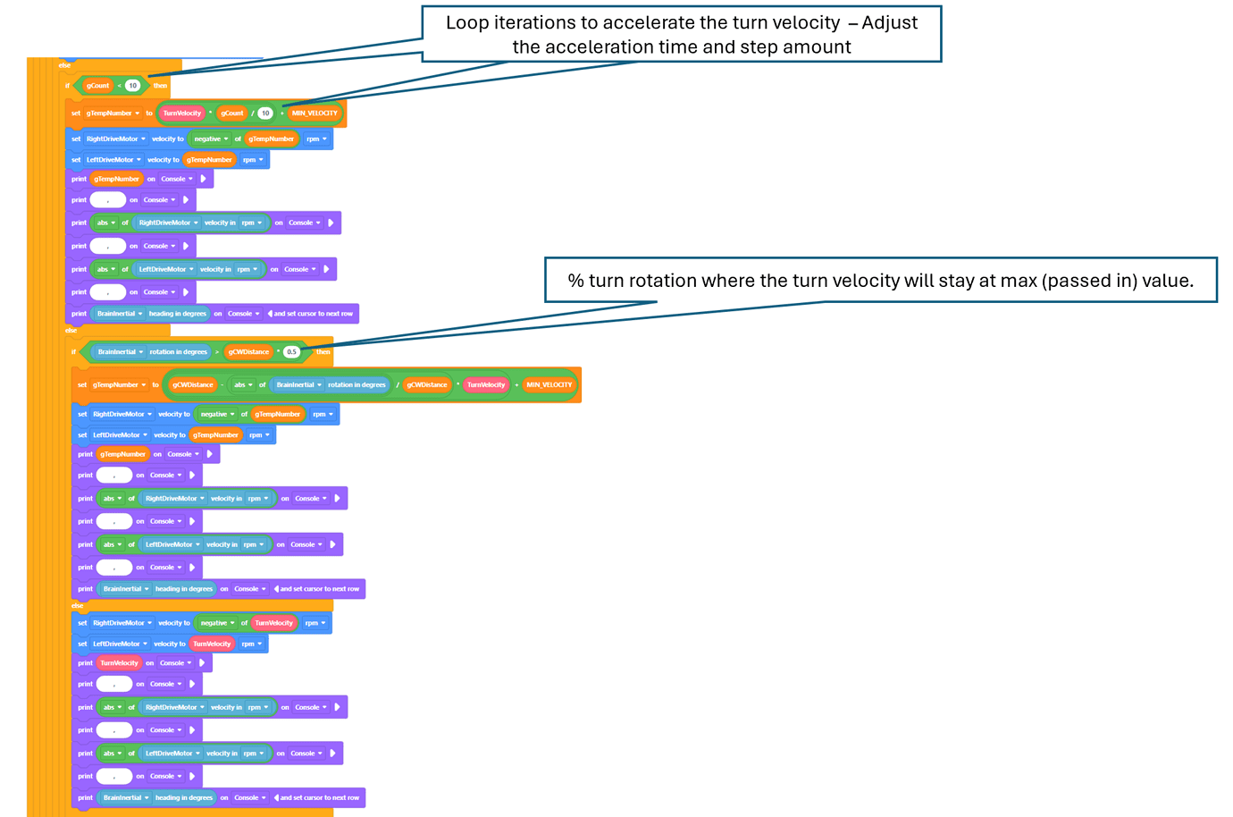 Write your own drivetrain commands in Block code for a tank drivetrain - Programming Support ...