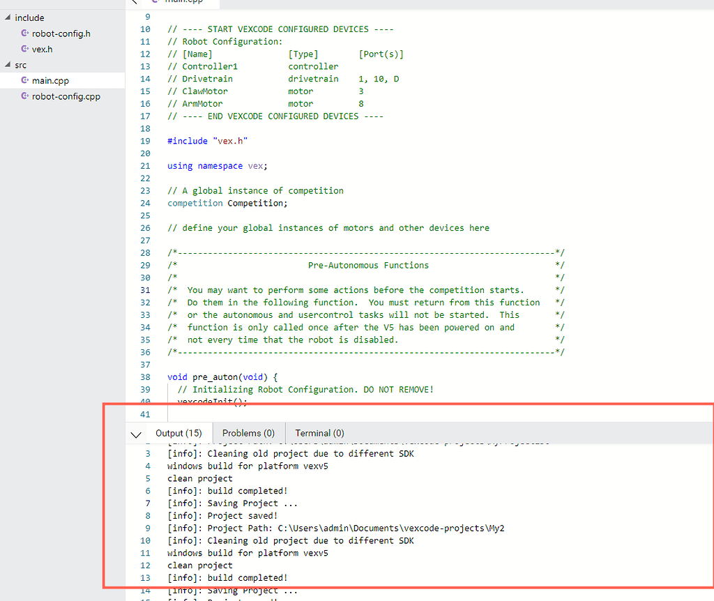 V5 pro code help - VEXcode V5 Tech Support - VEX Forum