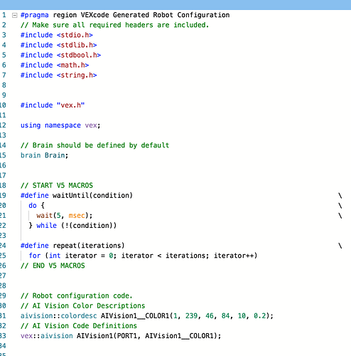 AI Vision on Visual Studio Code - VEXcode V5 Tech Support - VEX Forum
