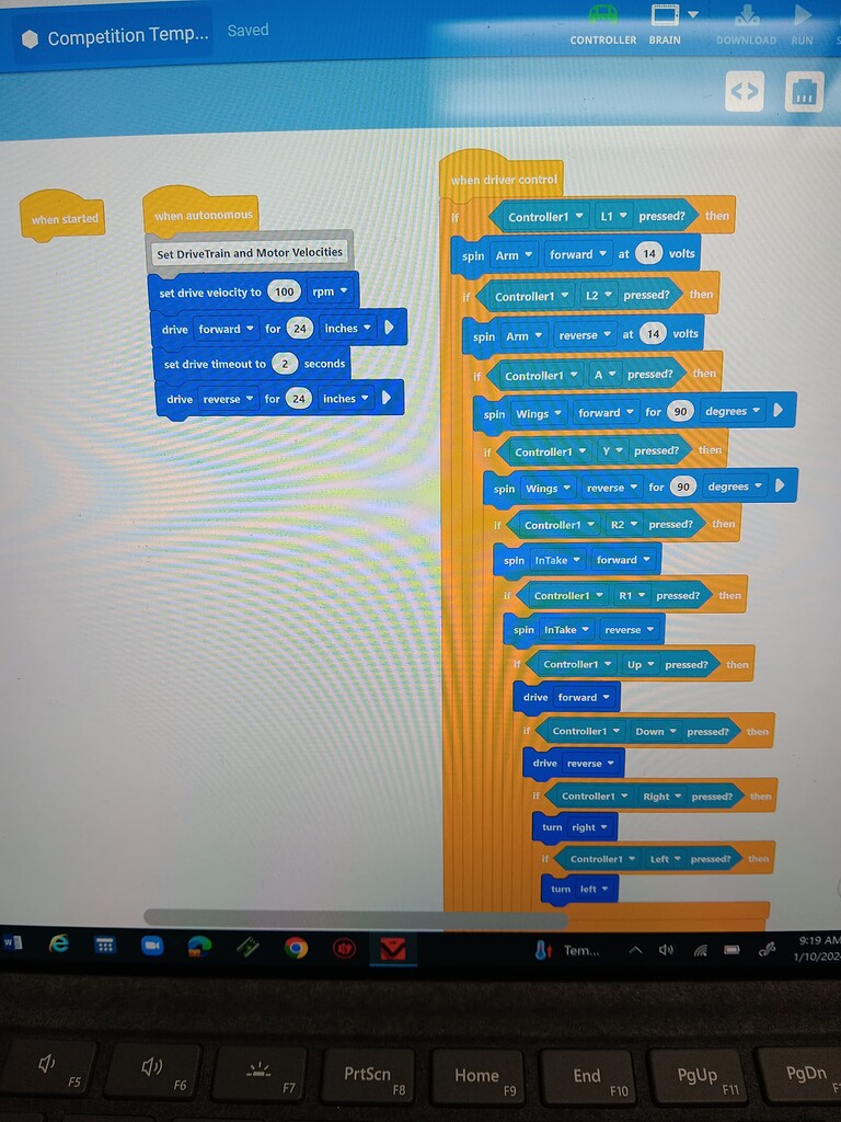 Competition Block Code Help - General Forum - VEX Forum