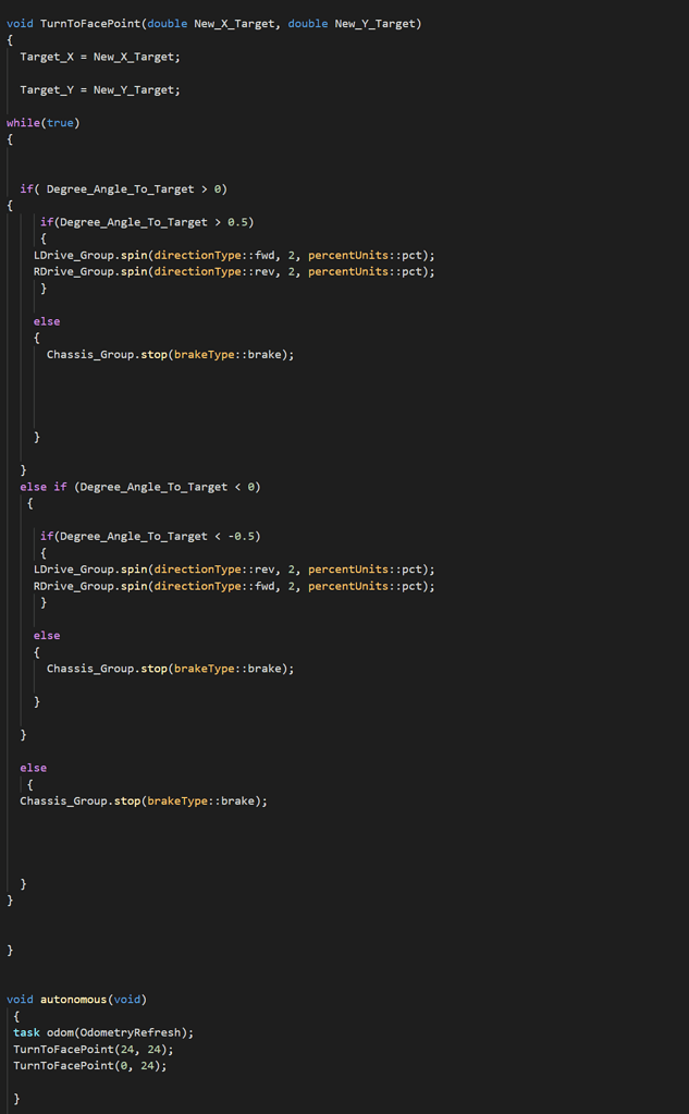 How to end Function - Programming Support - VEX Forum