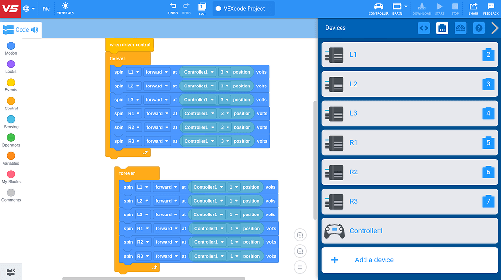 6 motor drivetrain issues - Programming Support - VEX Forum