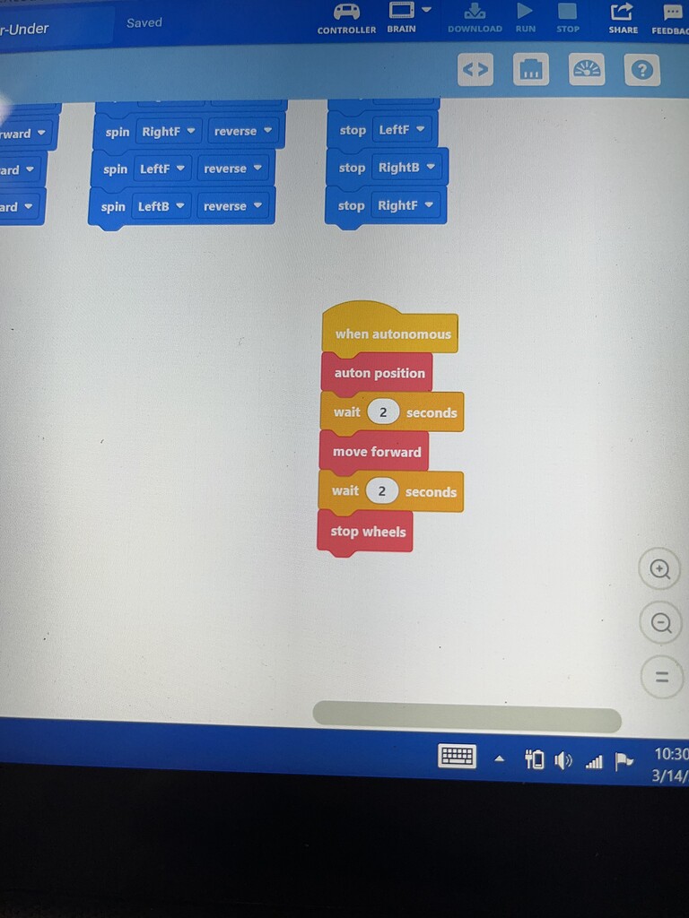 Autonomous coding not working completely - VEX V5 Technical Support - VEX Forum
