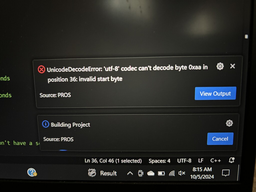 Startup error with Lemlib - Programming Support - VEX Forum