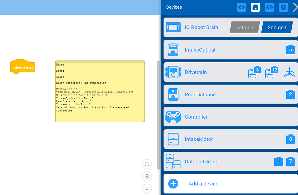 Driving Program for Swish - VEX IQ General Discussion - VEX Forum