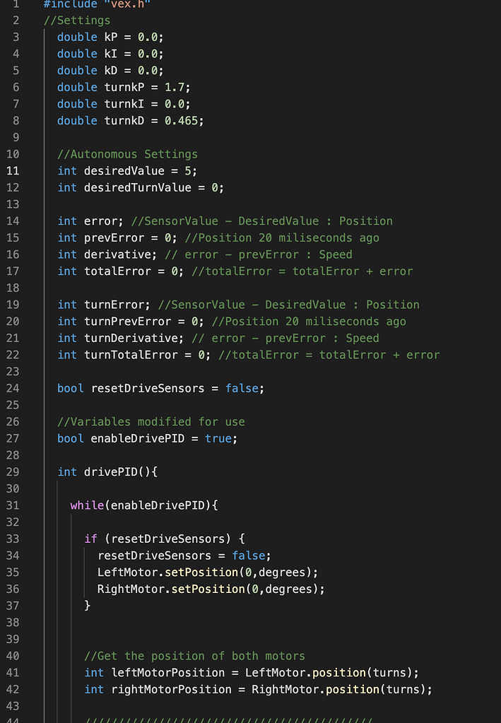 PID Loop making robot go in circles - VEXcode VR Support - VEX Forum