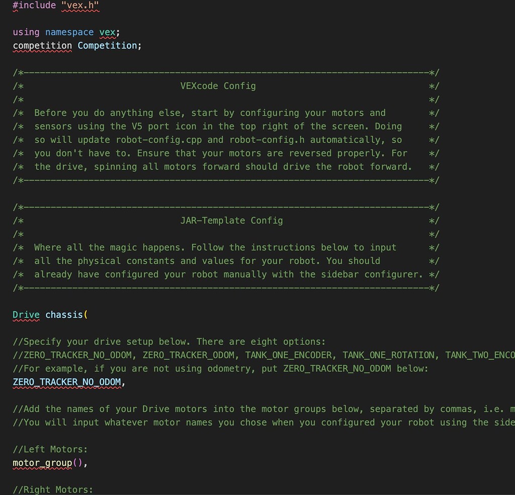 JAR Template setup issues - Programming Support - VEX Forum