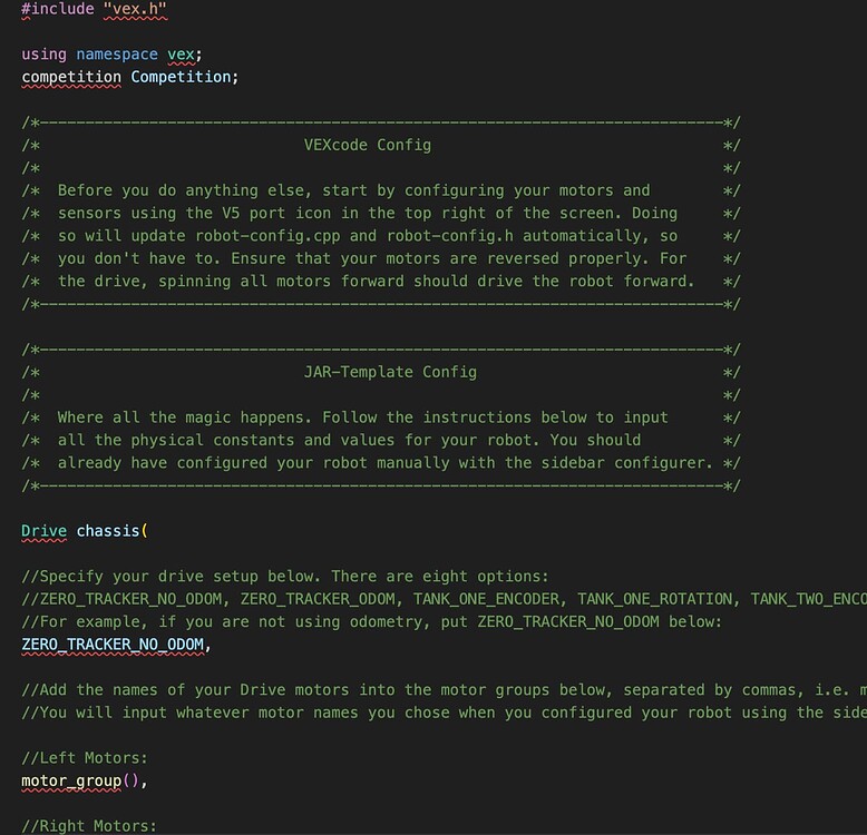 JAR Template setup issues - Programming Support - VEX Forum