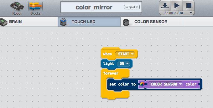 Color Sensor - Official Answers - Ask the VEX Staff! - VEX Forum