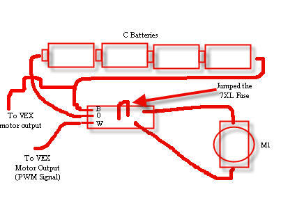 Using Higher voltage for a Vex Motor Controller - Technical Discussion ...
