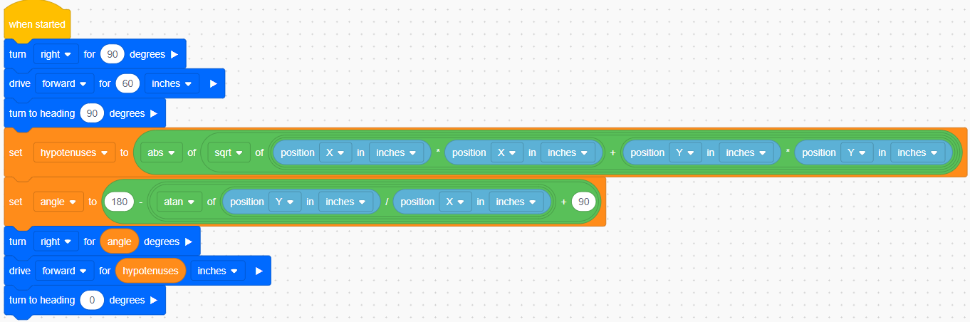 Trig in Vexcode VR and Blocks (Plus VEX VR Project Thread Now) - VEX IQ ...