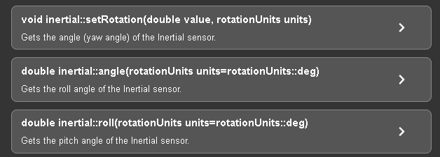 Vexcode API Reference descriptions - VEXcode Pro V5 Text Tech Support - VEX Forum
