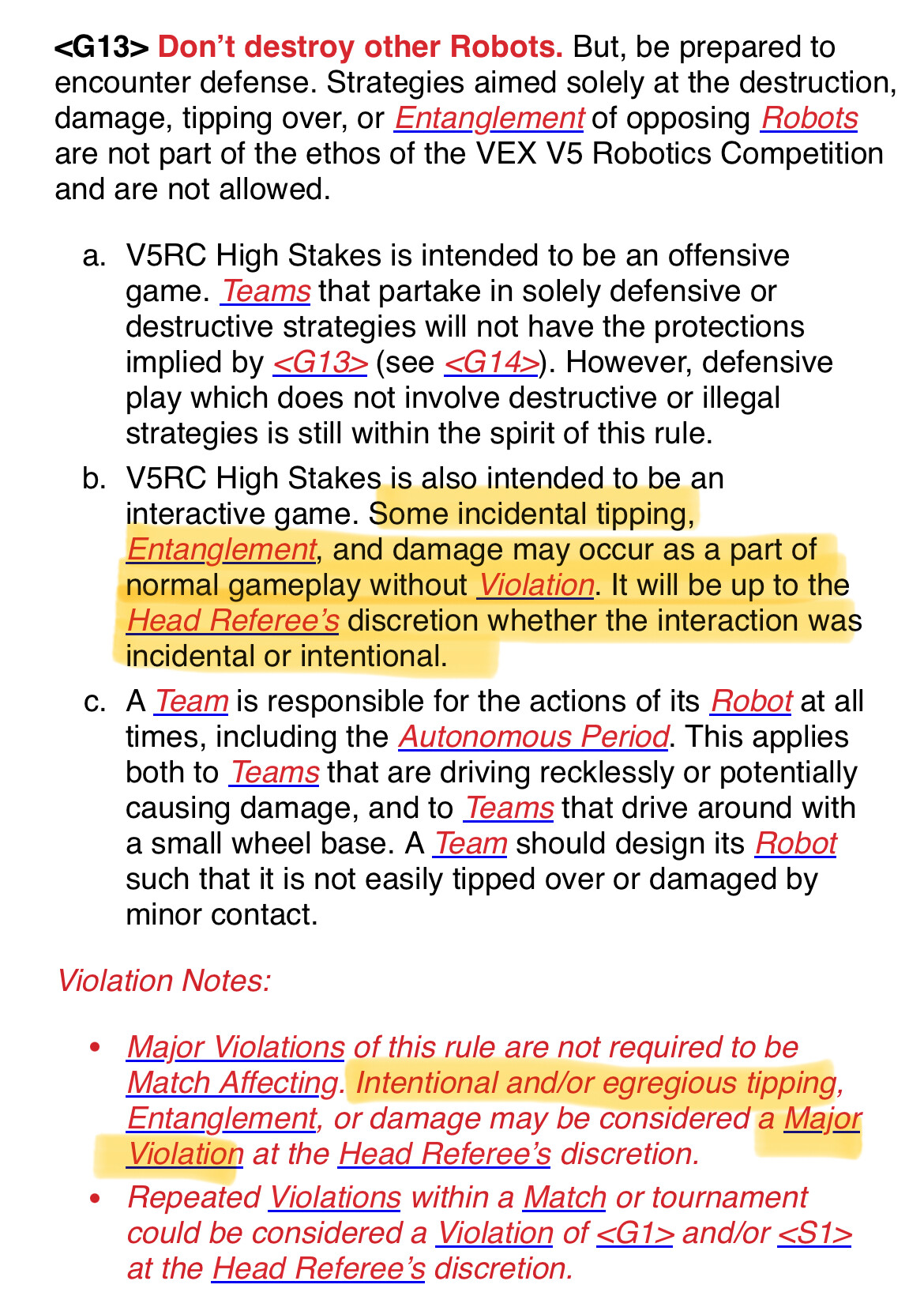 Seeking Clarification on Vex High Stakes Strategy - V5RC > High Stakes (24/25) - VEX Forum
