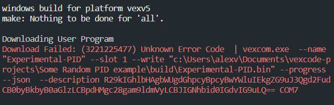 VS Code Download errors - Page 2 - Programming Support - VEX Forum