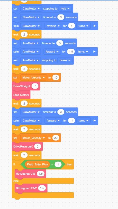 Autonomous Drops Out - Programming Support - VEX Forum