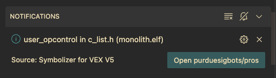 Debug robot code crashes with Symbolizer for VEX V5 - Product Announcements - VEX Forum