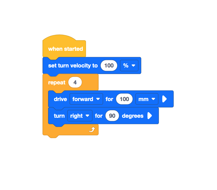 Robot never stops turning around even if put a "Stop driving" block - VEXcode IQ Technical ...