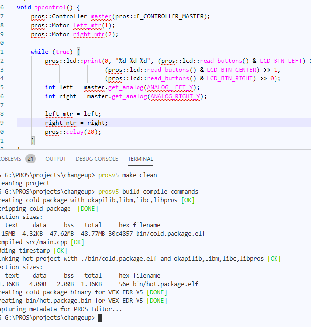 Using Pros With Vscode Intellisense Giving Error For Pros Pros Support Vex Forum 