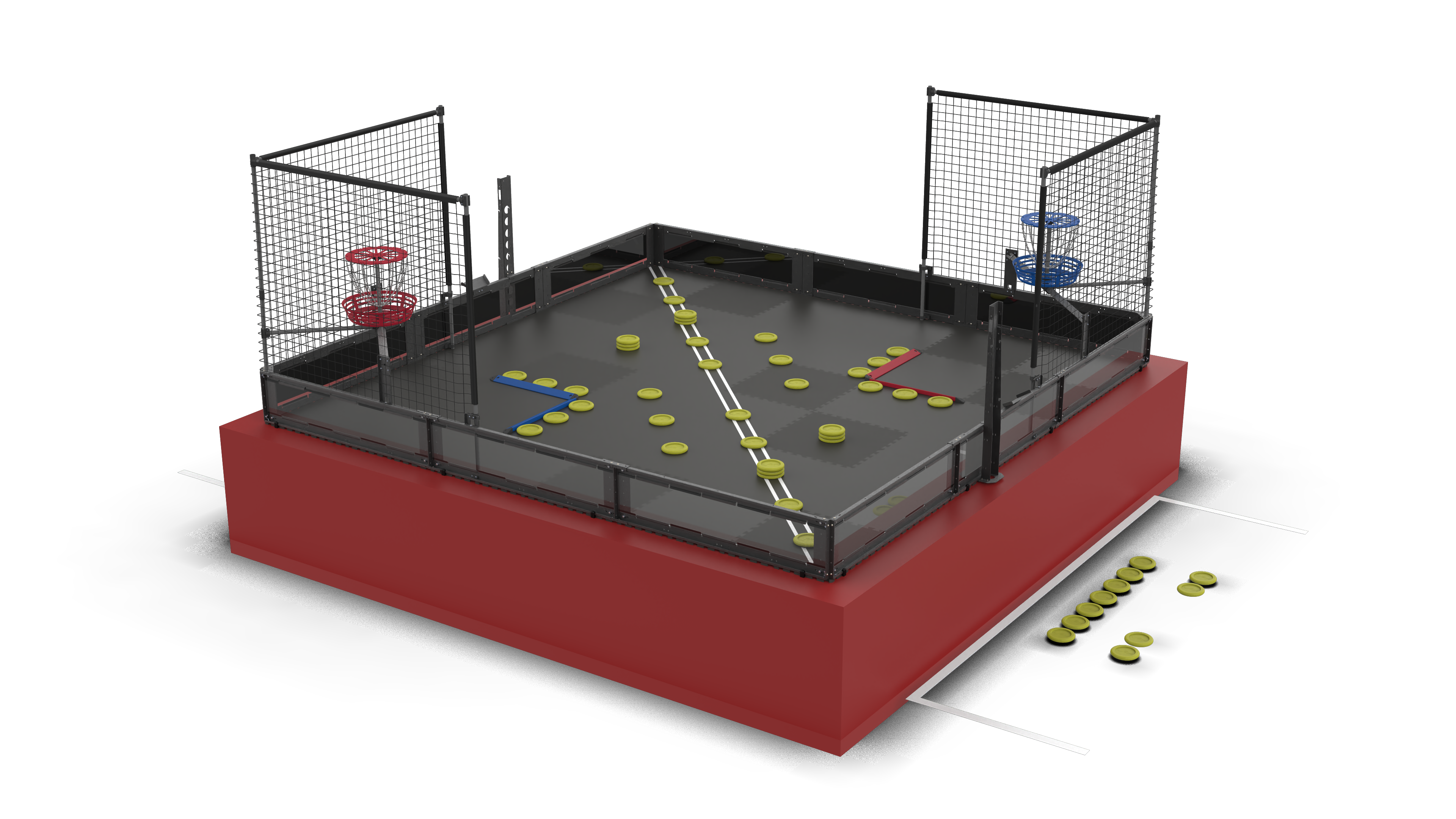 Spin Up Field: Available Now: Colored CAD including game objects - VEX ...