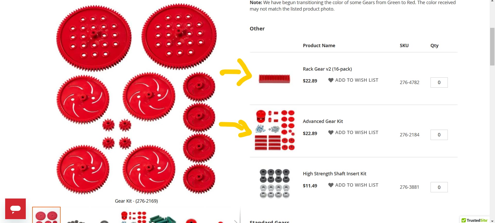 Where can I find Linear Slides / Linear Motion kit V1 - General Forum ...