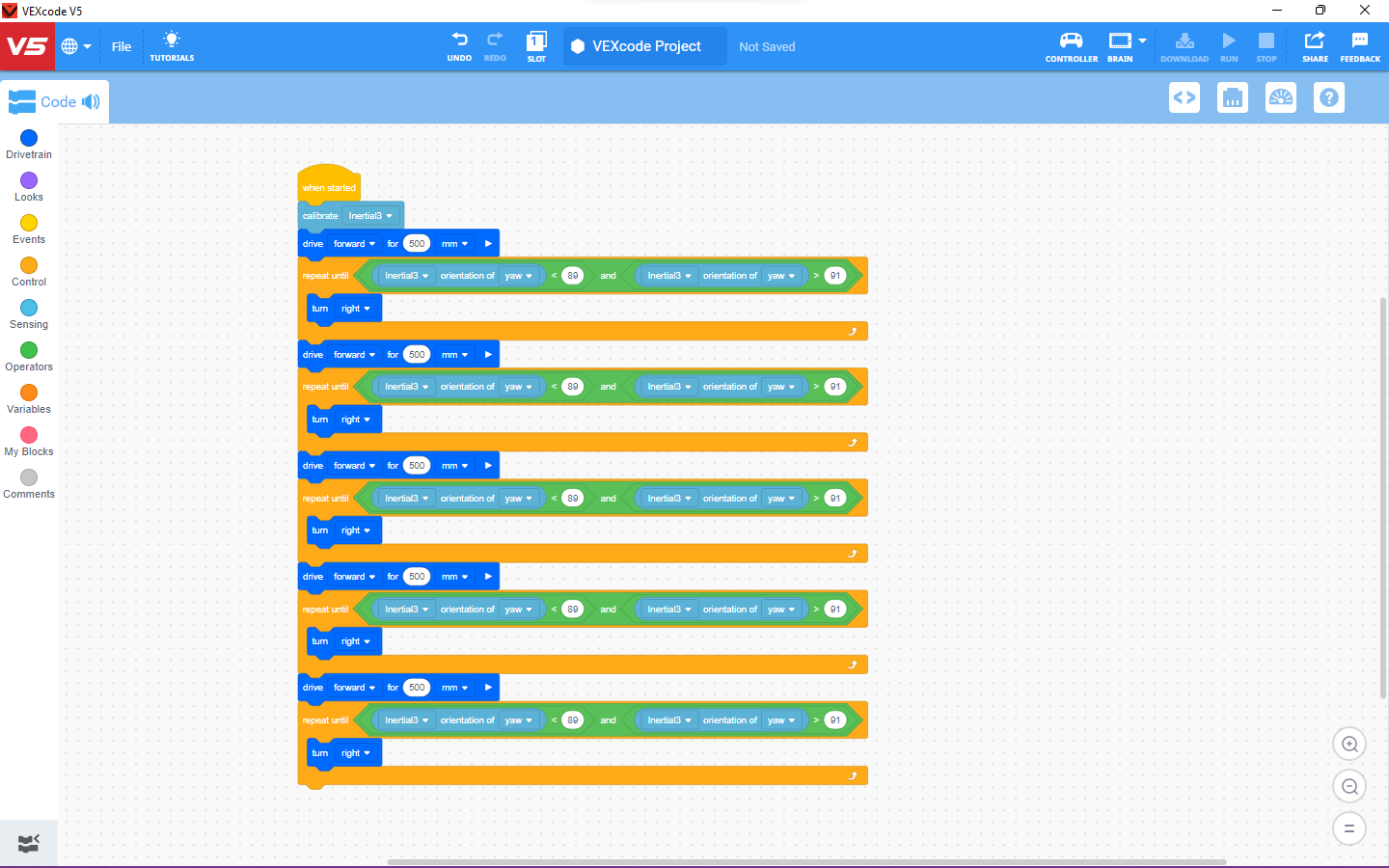 V5 Inertial Sensor Drifting Programming Support VEX Forum