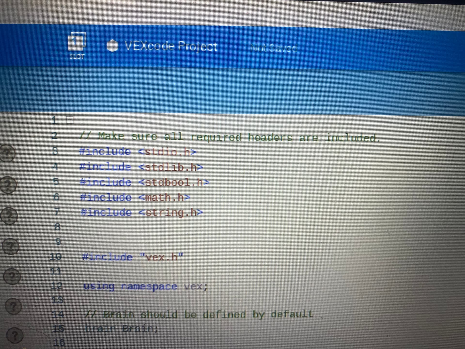 How to use #region or get any collapsible code? - VEXcode Pro V5 Text ...