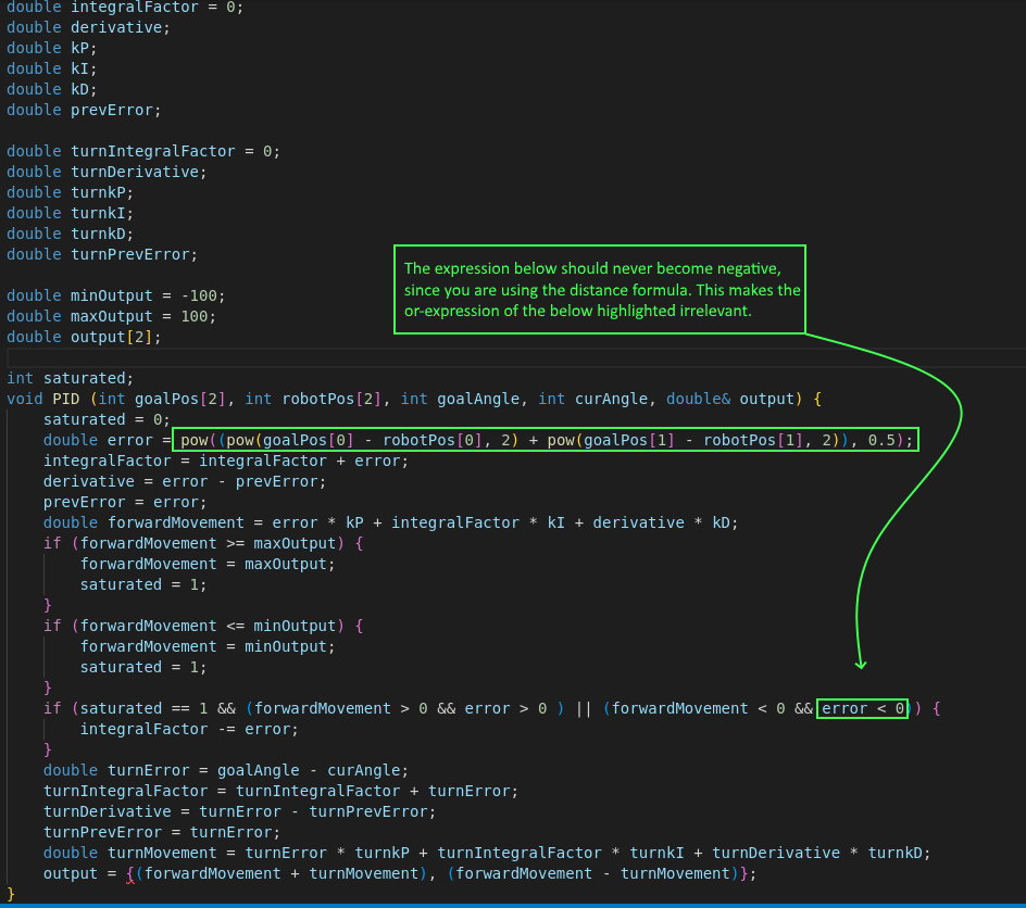 New Vex Coder Problems With Pid Pros Support Vex Forum