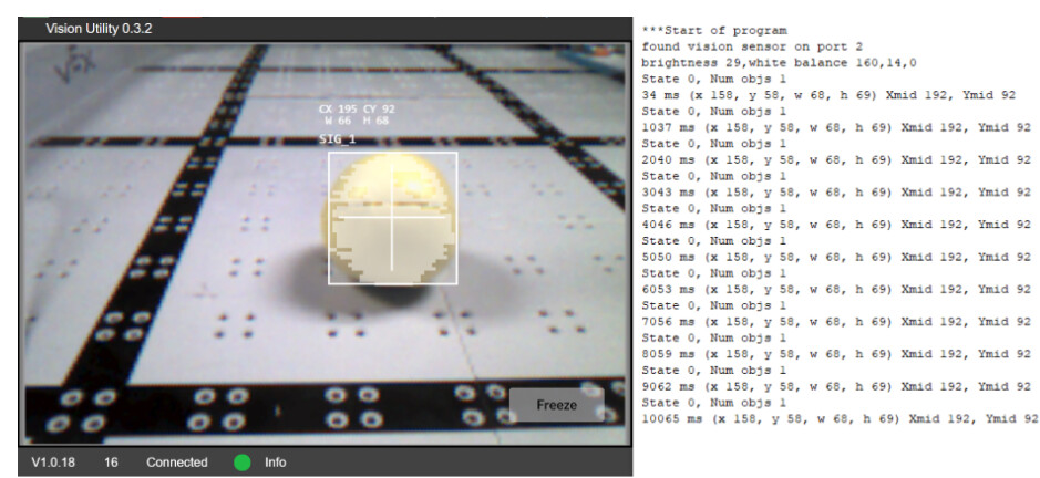 Vision Sensor Support with Robot C - VEXcode IQ Technical Support - VEX ...