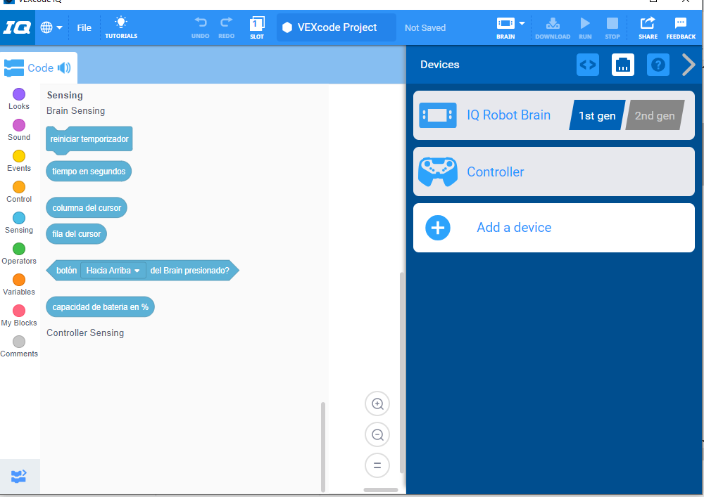 Issue With Controller Blocks On Vex Code Iq Vexcode Iq Technical Support Vex Forum