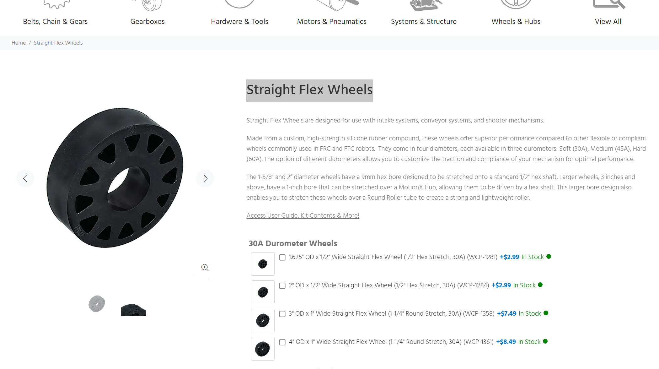 When will Flex wheels be in stock? - General Forum - VEX Forum