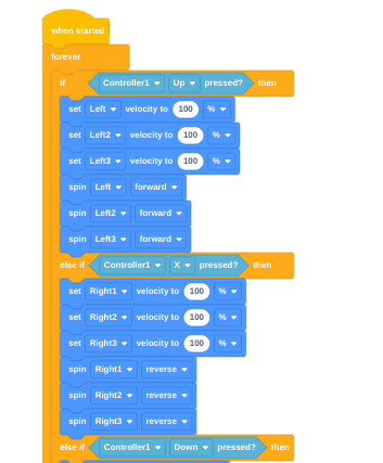 How to use buttons to drive robot - VEX V5 Technical Support - VEX Forum