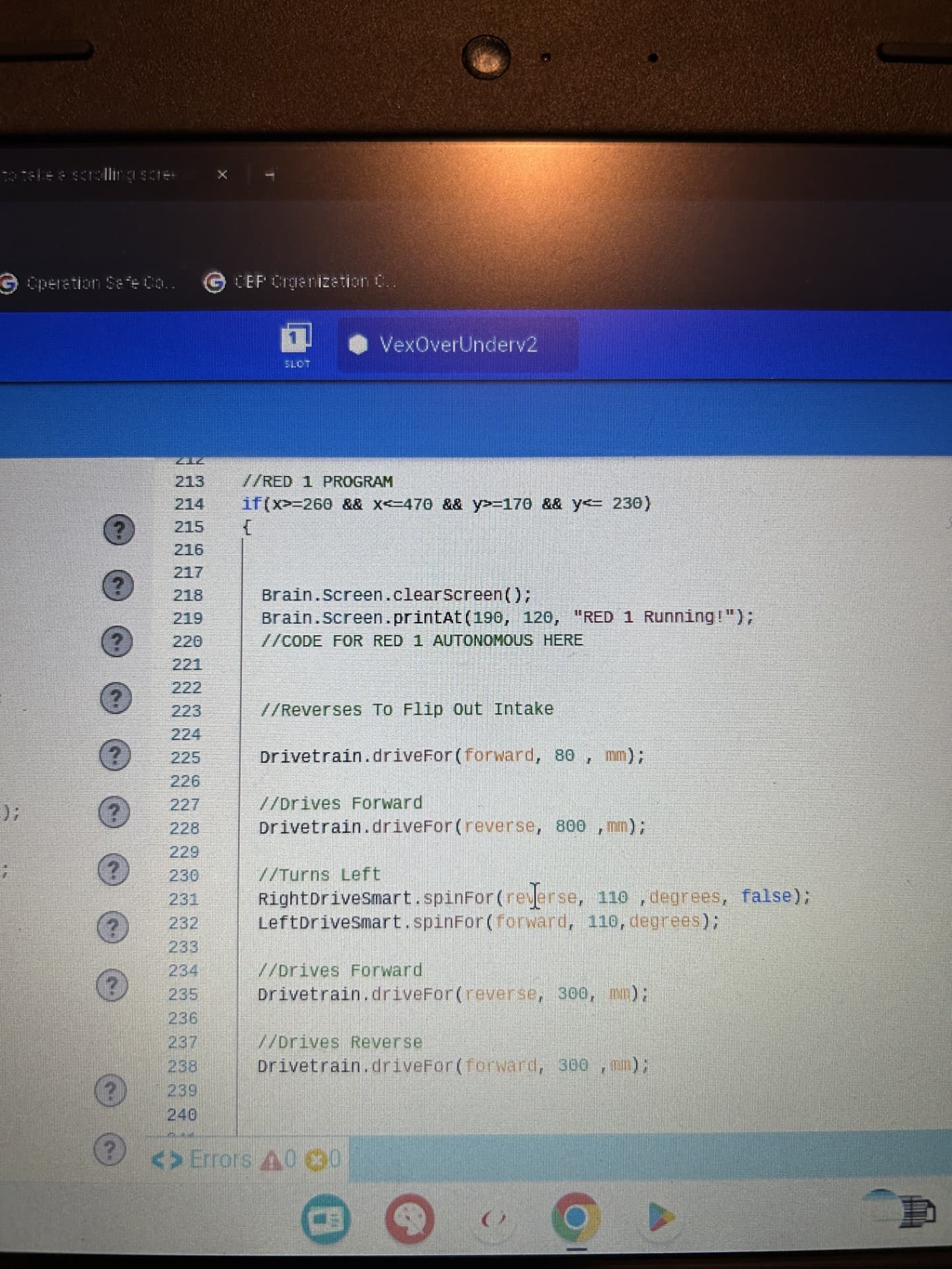 Autonomous Running Twice - Programming Support - VEX Forum