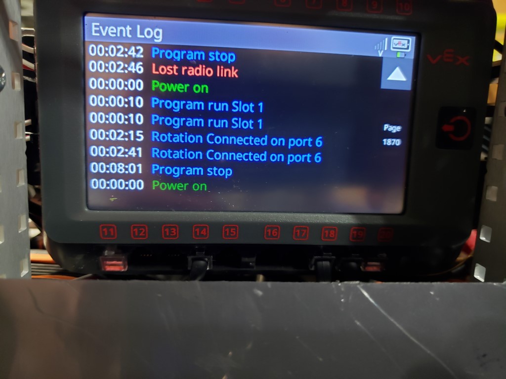 Basic rotation sensor code glitching - Programming Support - VEX Forum