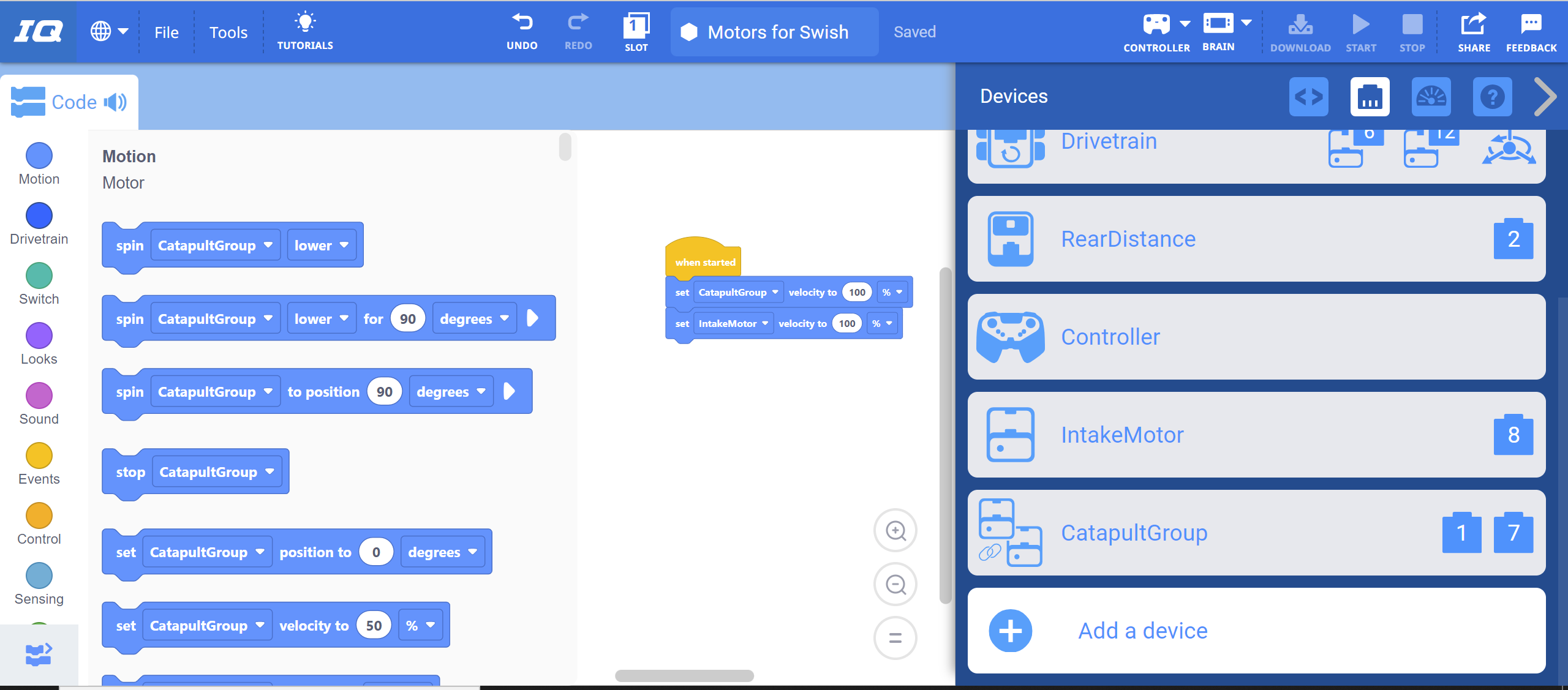 Swish Robot Goes in Circles When Driving with the Controller - IQ ...