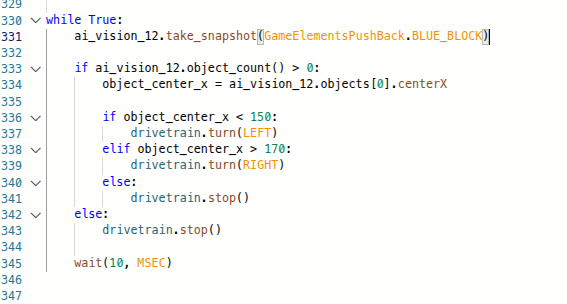 Can anyone help me with my ai vision sensor code? - Programming Support ...