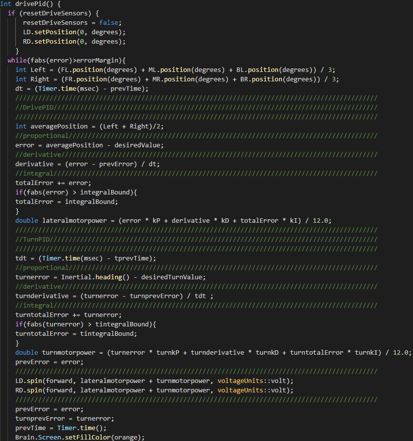 Pid Loop Not Running Vexcode Pro V5 Text Tech Support Vex Forum